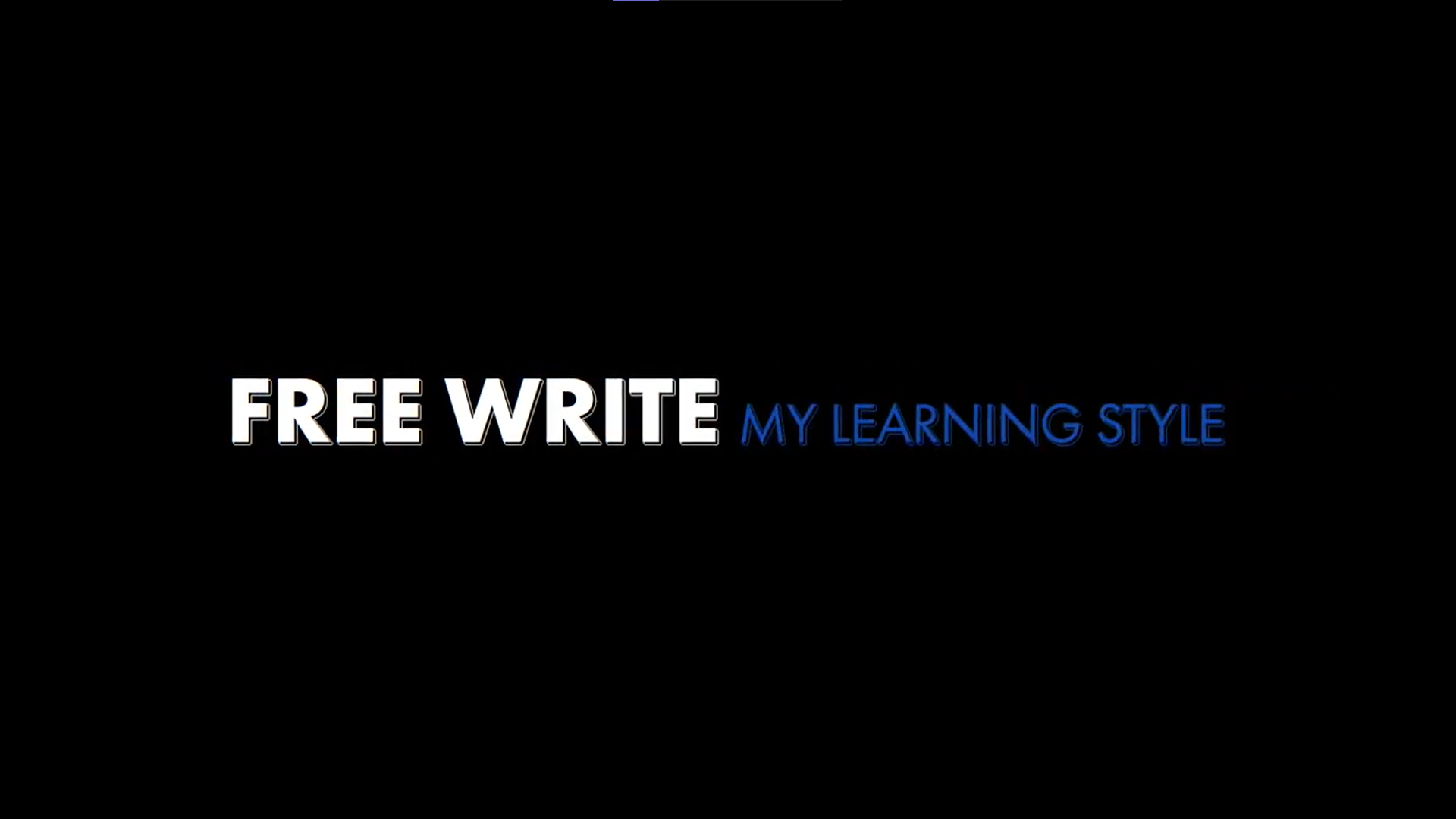 My Learning Style - Michigan Learning Channel